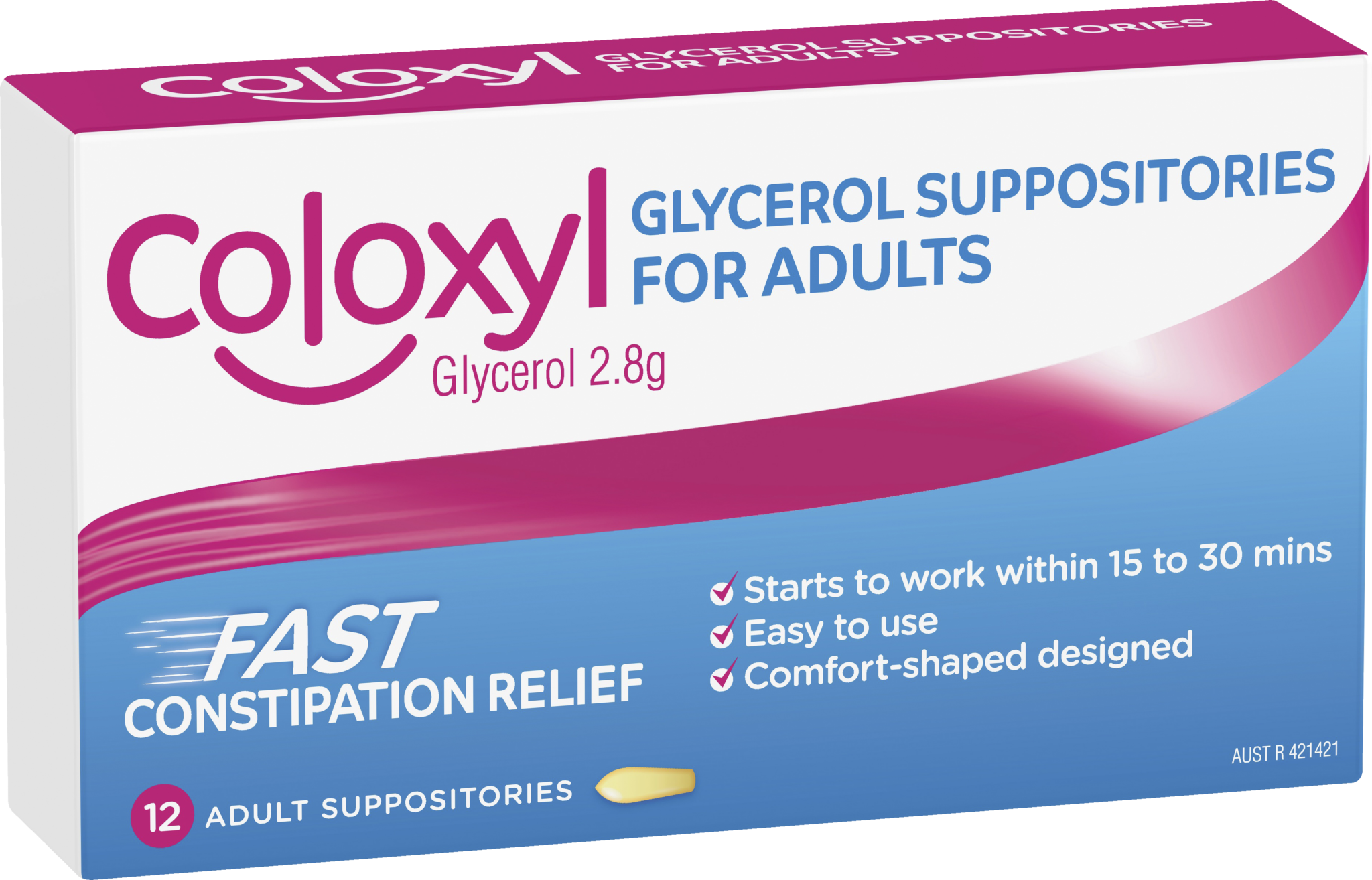 Coloxyl Glycerol Suppositories For Adults | Coloxyl